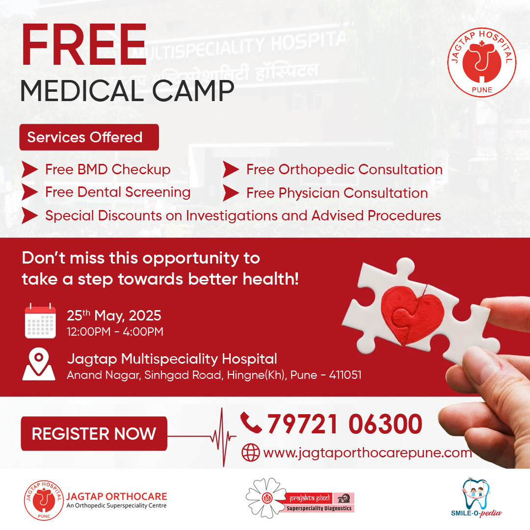 Free Medical Camp - Jagtap Orthocare - An Orthopedic Superspeciality Centre